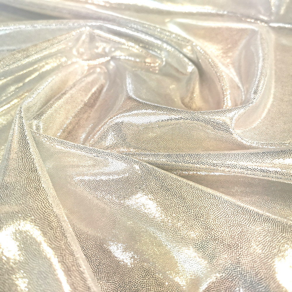 Shine Lycra Fabric - SILVER | Online Fabrics